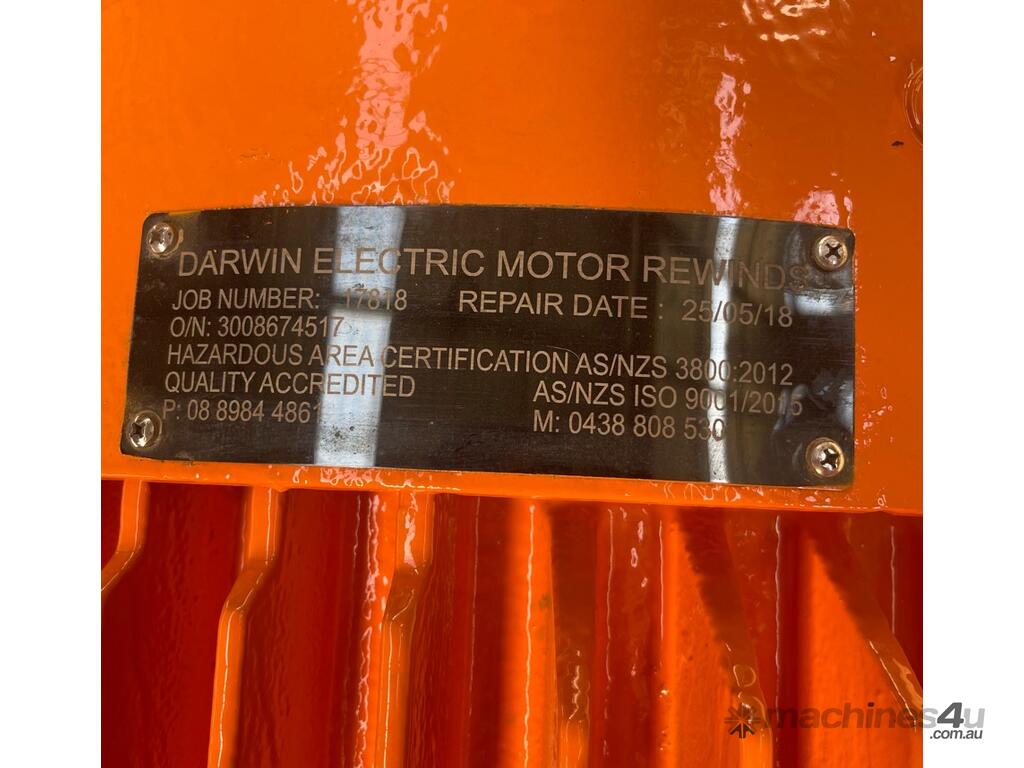 Used pope 110 kw 150 hp 6-pole 987 rpm 415v Foot Mount 315M frame IP66 ...