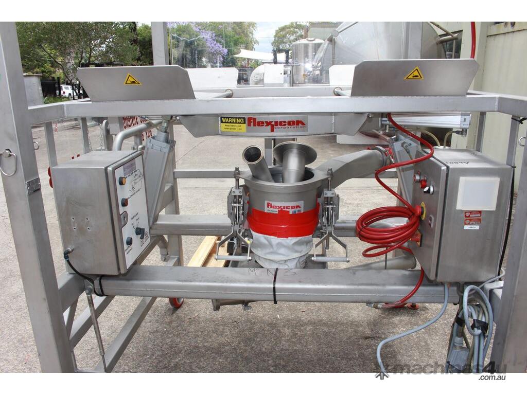 used Flexicon Fresco NZ Stainless Steel Mobile Bulk Bag Unloader Bulk ...