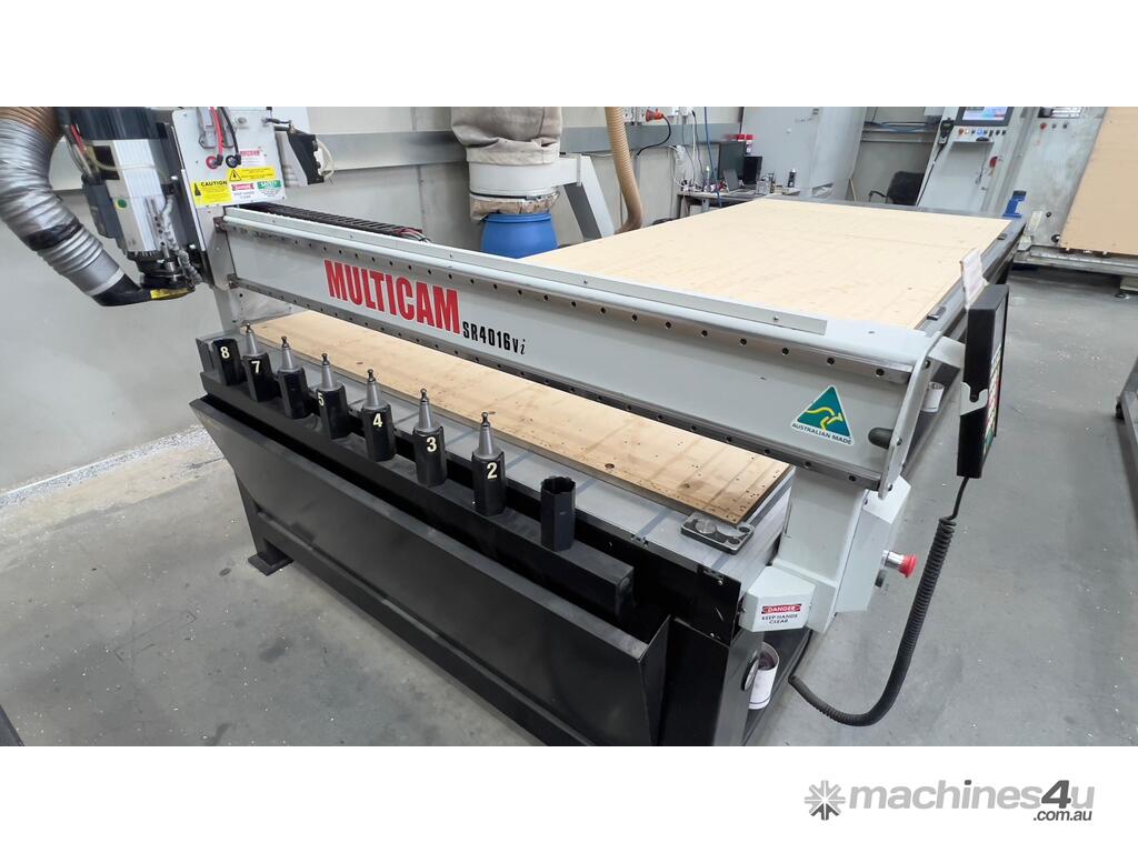 Used 2019 multicam Multicam 4000x1600mm CNC Router Flatbed Nesting CNC ...