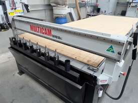 Used 2019 multicam Multicam 4000x1600mm CNC Router Flatbed Nesting CNC ...