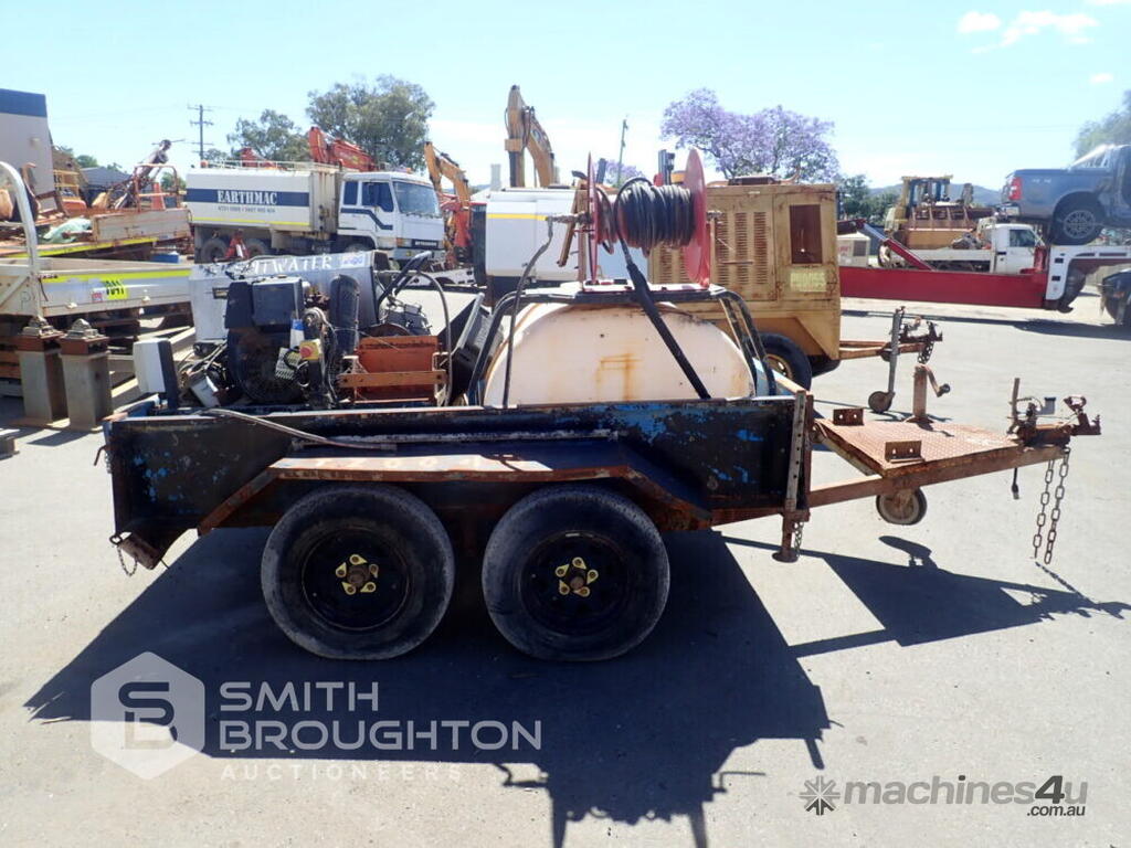 Buy Used CUSTOM BUILT TANDEM AXLE PRESSURE CLEANER TRAILER Trailers in ...