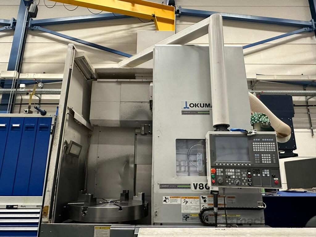 New 2007 Okuma CNC Vertical lathe Okuma - V80R CNC Vertical Lathes in ...