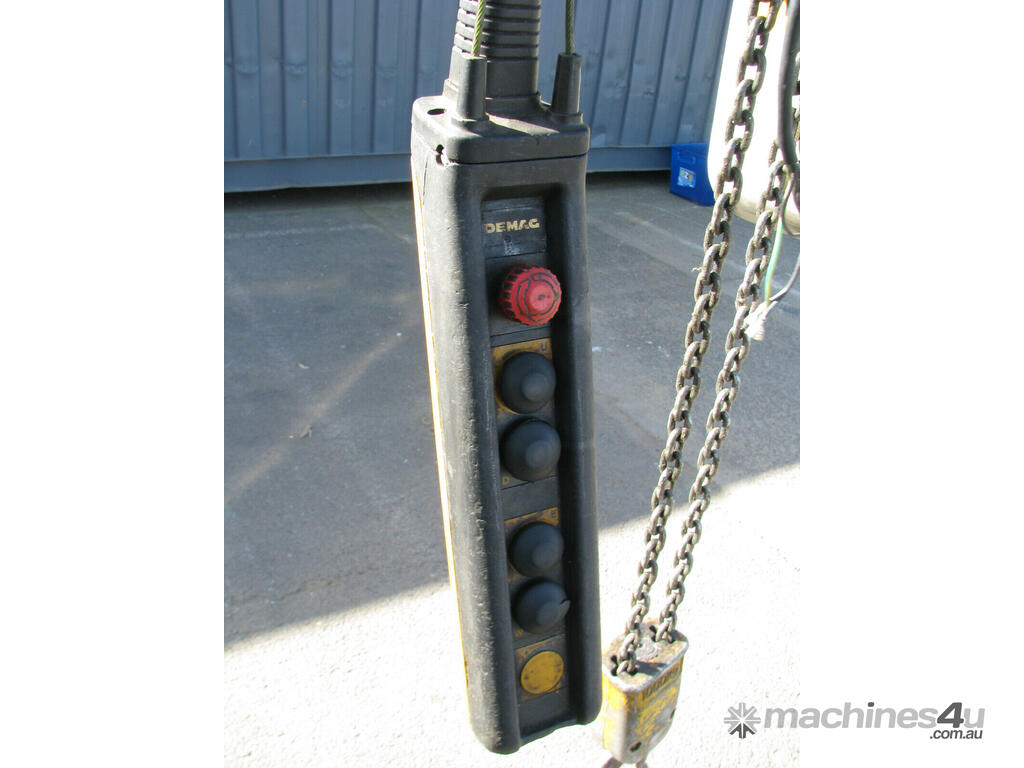 Used Demag 1 Ton - Electric Chain Hoist - DEMAG PK5NF Electric Chain ...