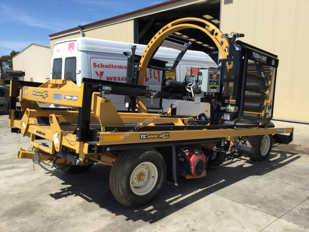 New 2018 TUBELINE Tube-Line TL 5500 Bale Wrapper Hay Forage Equip Bale ...