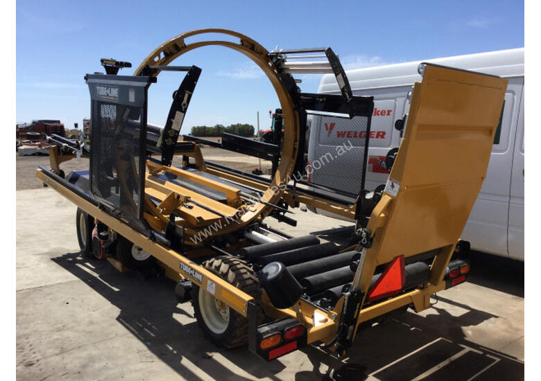New 2018 TUBELINE Tube-Line TL 5500 Bale Wrapper Hay Forage Equip Bale ...