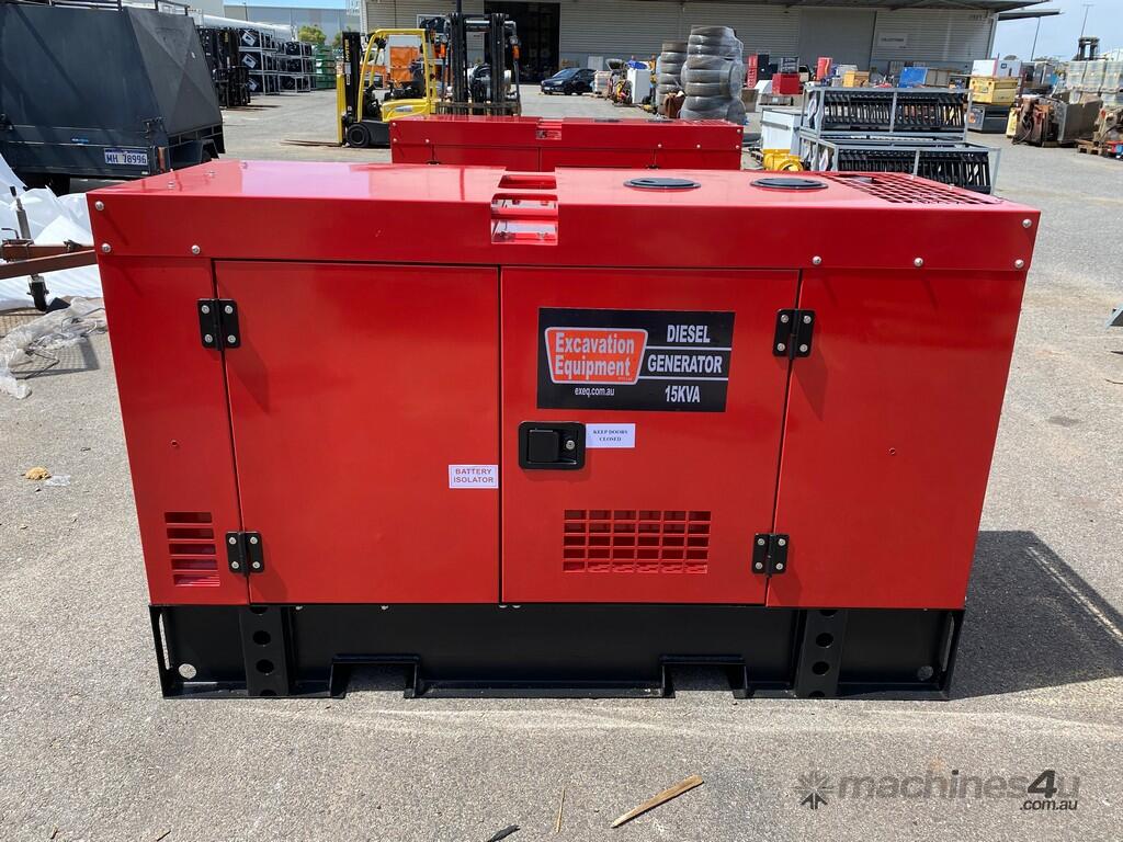 Buy New EXEQ EXEQ 15KVA Single Phase Silenced Generator Generator ...
