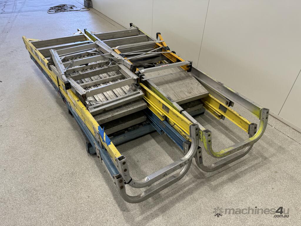 Used Pallet of Assorted Ladders Platforms Ladders in , - Listed on ...