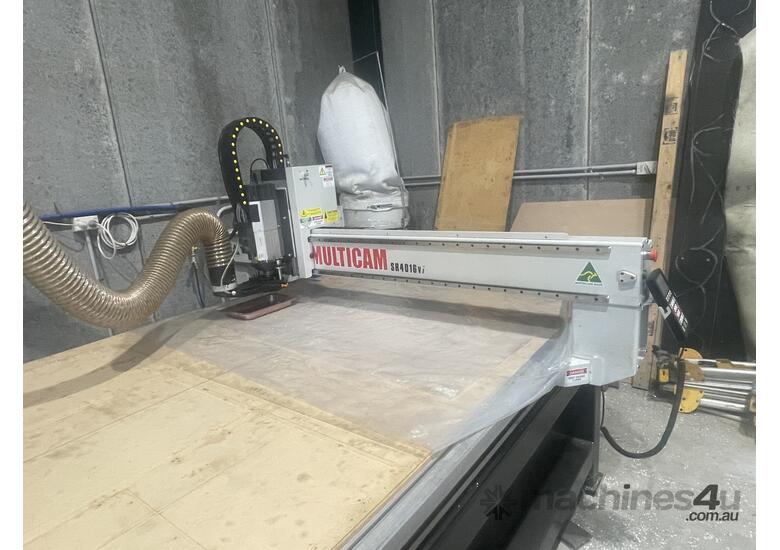 Used 2022 multicam Multicam Flatbed CNC Router SL4016v Aluminium Sheet ...