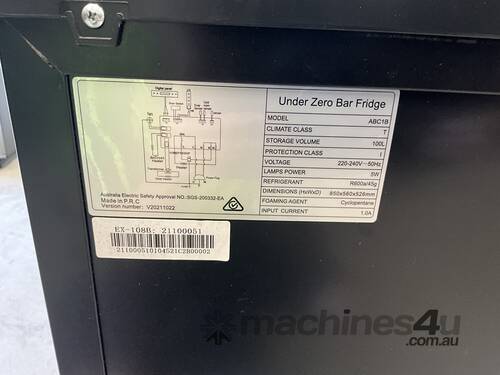 Used Artusi Artusi Under Zero Bar Fridge Under Bench Fridge (1081608 ...