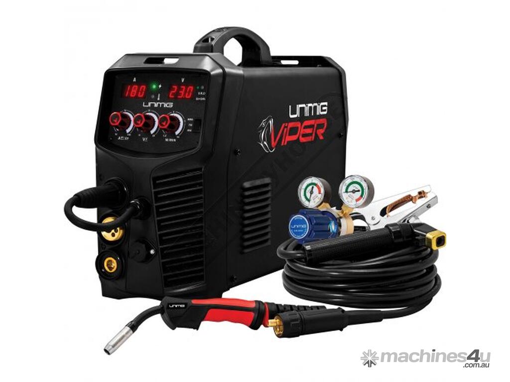 New unimig VIPER 185 MIG TIG STICK WELDER KUMJRVM185 30-180 Amps ...
