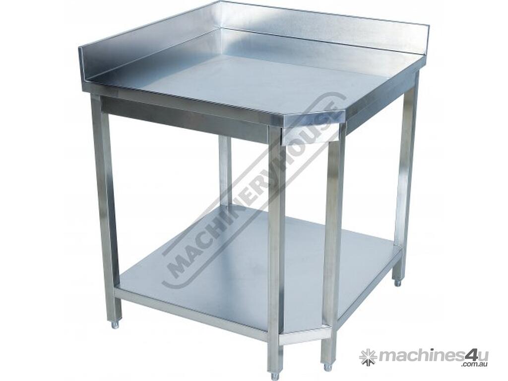 New Hafco SSB-CNR Stainless Steel Corner Work Bench 827 x 827 x 900mm ...