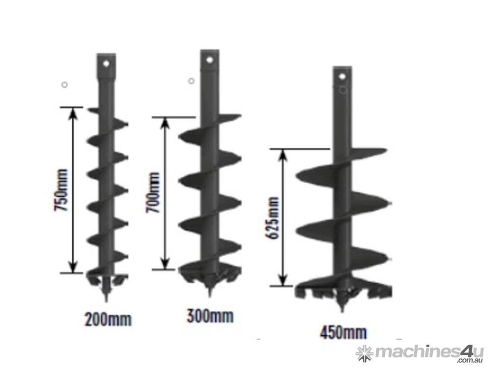 New 2023 Auger Torque Auger Package 200mm 300mm 450mm Tungsten Teeth ...