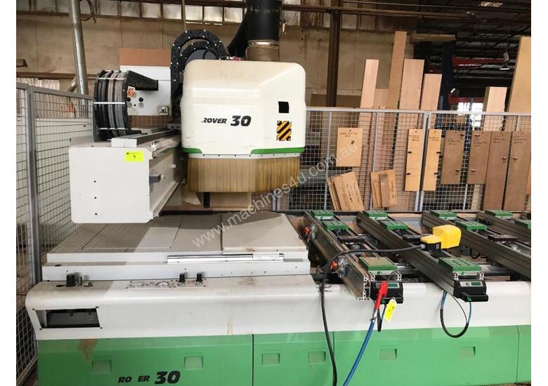Used 2000 Biesse 2000 BIESSE ROVER 30L2 FLAT BED ROUTER WITH CONTROLLER ...