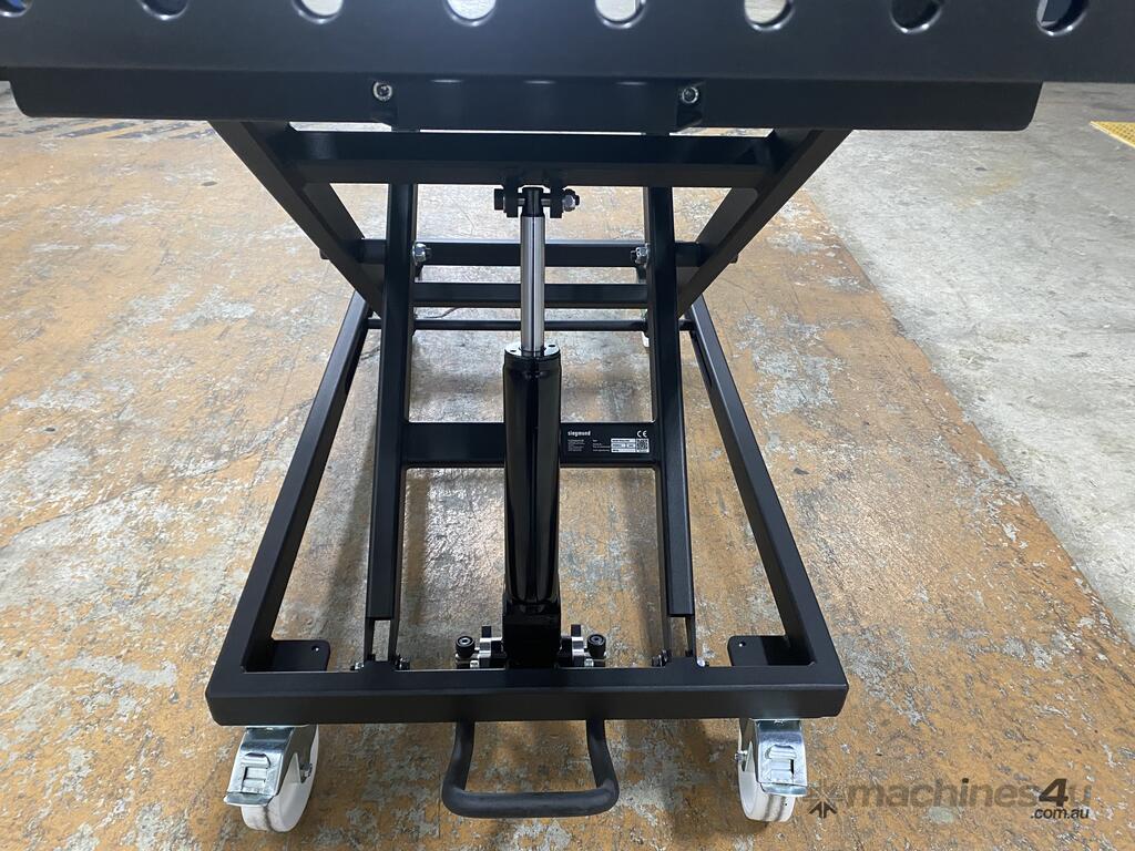 New Siegmund Mobile lifting table with 1500x1000x50mm 16mm bore holes ...