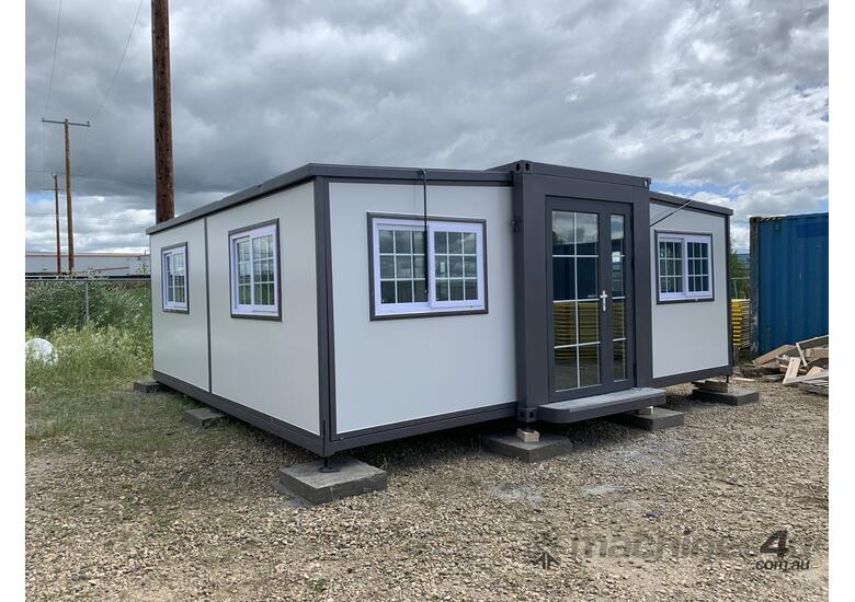 New power house Expandable Container House with Ensuite - Folded Ready ...