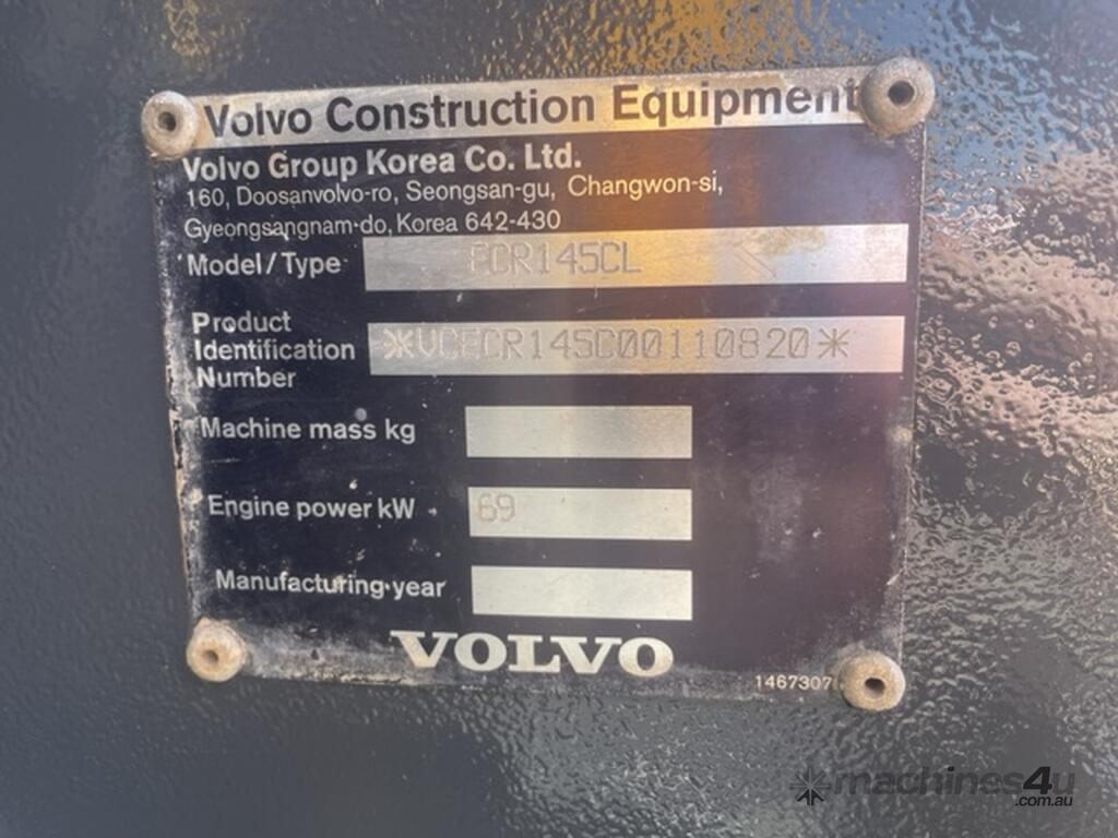 Used Volvo ECR145CL Excavator (935508)