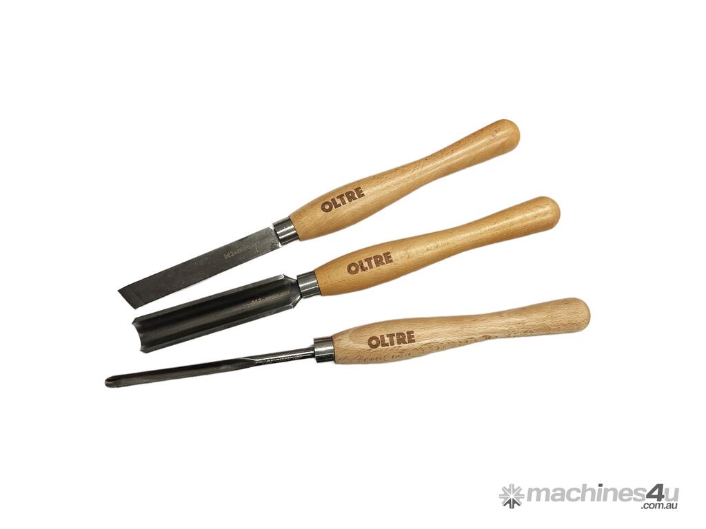 New oltre 3Pce Woodturning Chisel Tool M2 CRYO HSS Small Turning Tools ...