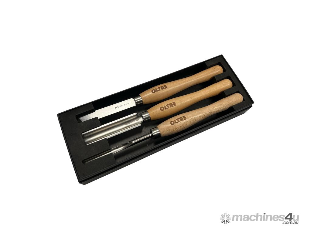 New oltre 3Pce Woodturning Chisel Tool M2 CRYO HSS Small Turning Tools ...
