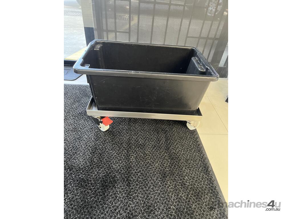 New Metric Engineering Stainless Single Nally Tub Trolley 400x600mm ...