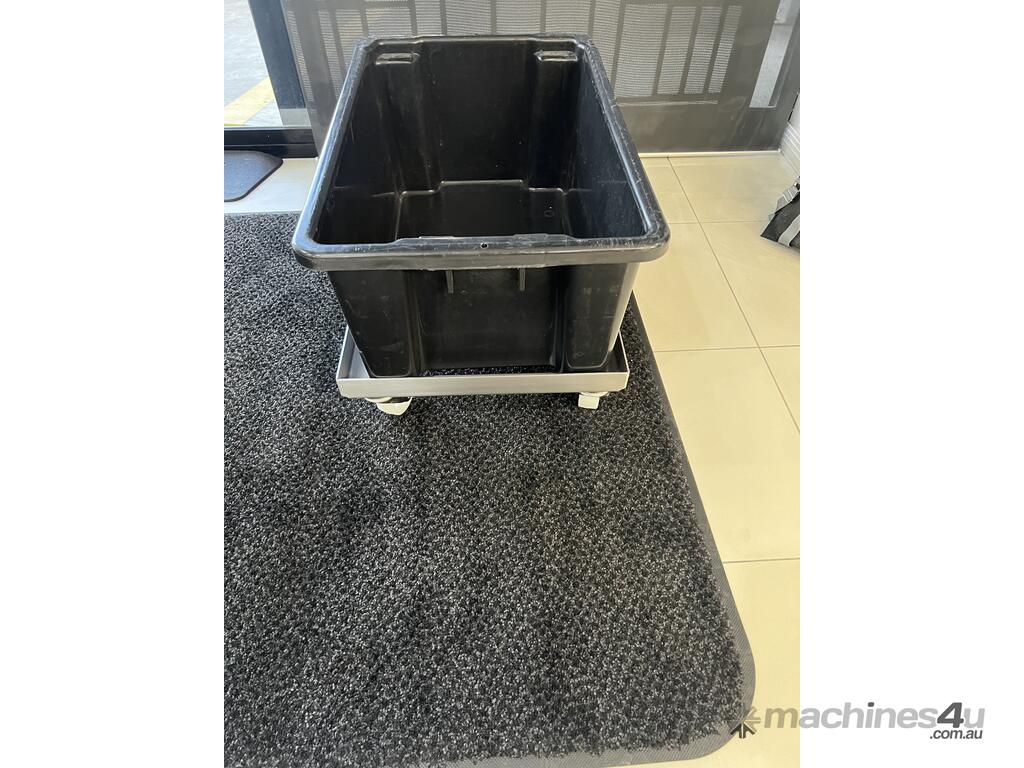New Metric Engineering Stainless Single Nally Tub Trolley 400x600mm ...