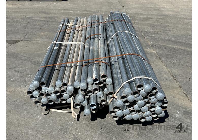 Used Large Quantity of Galvanised Street Sign Posts Safety Signs in ...