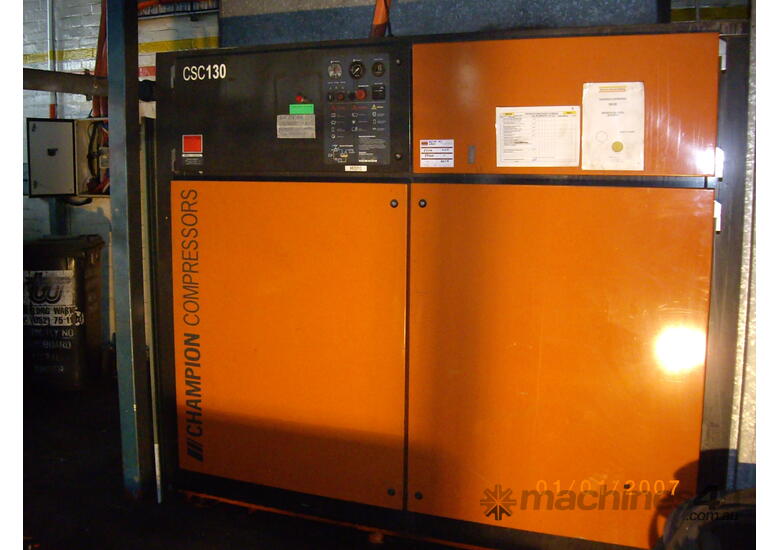 Used 1996 champion CSC130 Rotary Screw Compressor in , - Listed on ...