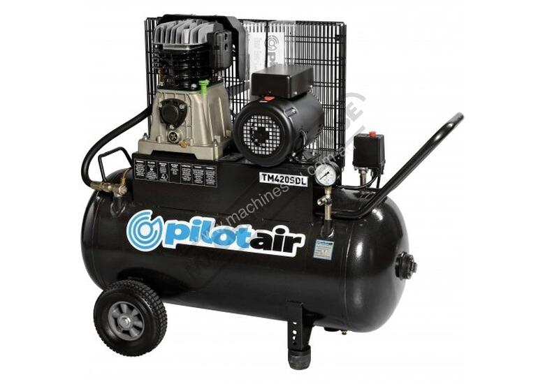 New Unknown TM420SDL Pilot Air Compressor 100 Litre Tank 3hp 12 9cfm ...