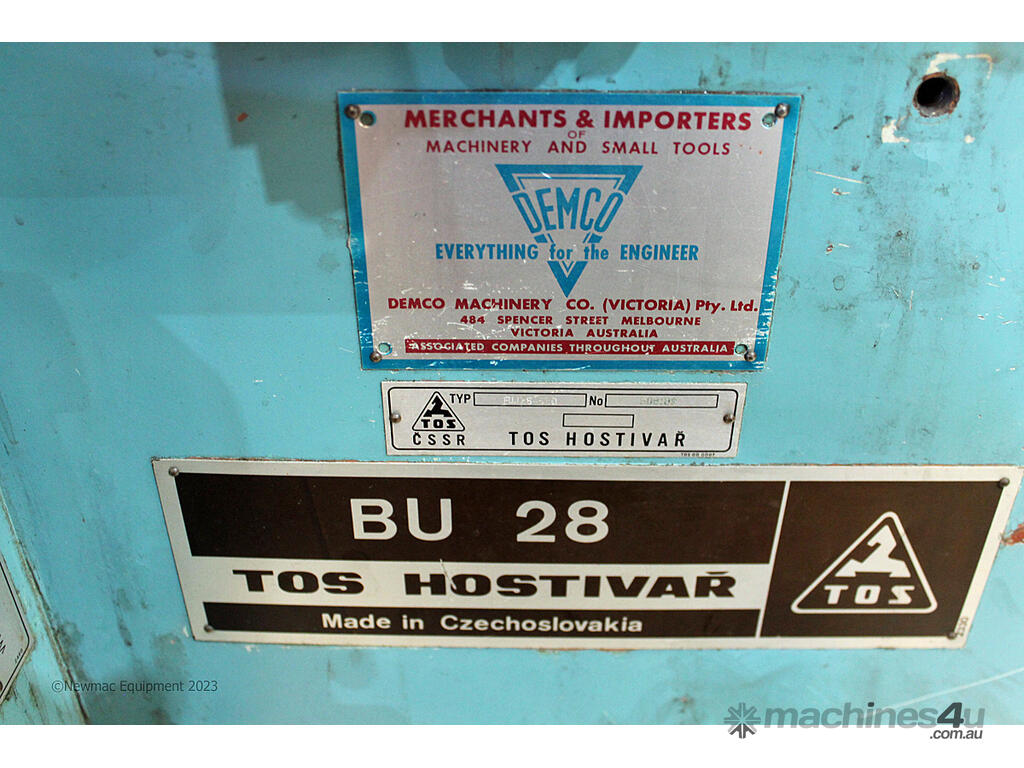 Used tos BU28 Cylindrical Grinders (856981)