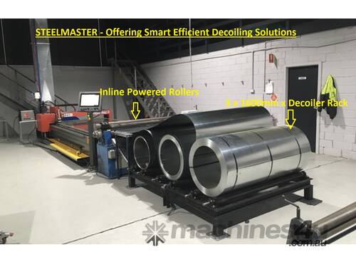 New 2022 steelmaster Multi Decoiler Coil Rack Perfect For all CNC ...