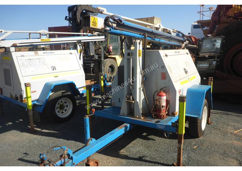 Used 2012 BRITE FORCE 2012 BRITE FORCE 6000W LIGHTING TOWER Light Tower ...