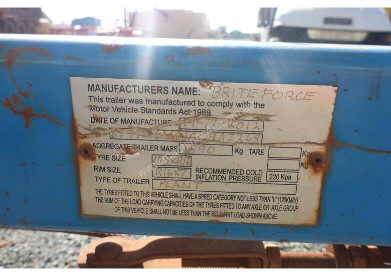 Used 2012 BRITE FORCE 2012 BRITE FORCE 6000W LIGHTING TOWER Light Tower ...