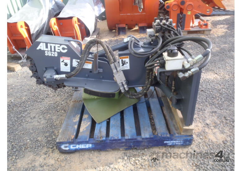 Used alitec ALITEC Stump Grinder Skidsteer Skid Steer Stump Grinder in ...