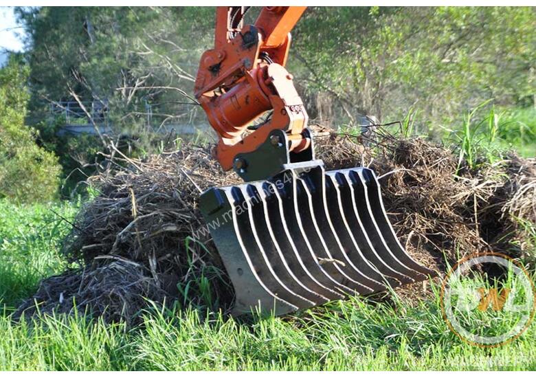 New 2019 digga DIGGA STICK RAKE SKID STEER EXCAVATOR TRACTOR BOBCAT ...