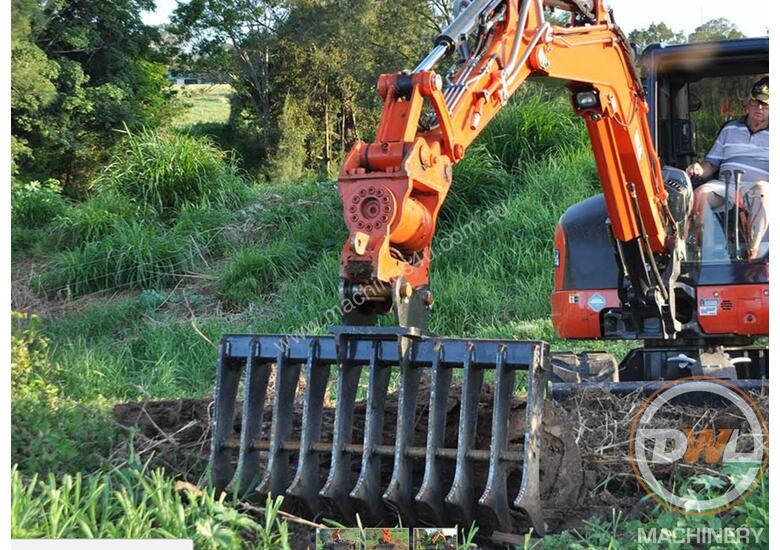 New 2019 digga DIGGA STICK RAKE SKID STEER EXCAVATOR TRACTOR BOBCAT ...