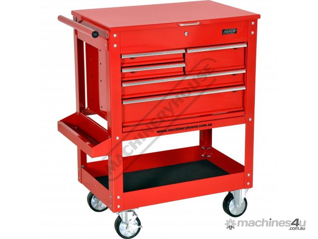 New Hafco SDC-5E Steel Service Cart - Deluxe 5 Drawers 320kg Total Load ...