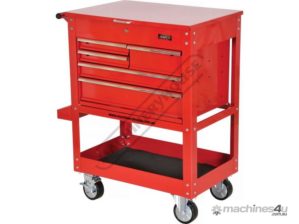 New Hafco SDC-5E Steel Service Cart - Deluxe 5 Drawers 320kg Total Load ...