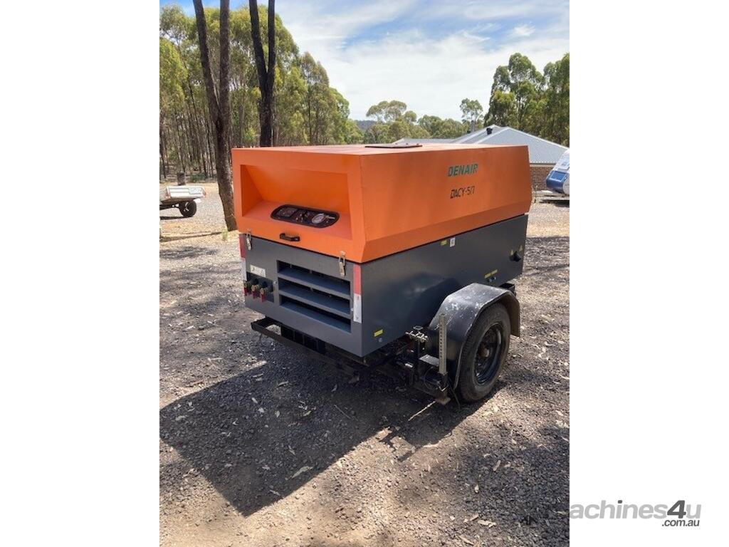 New 2022 Atlas Copco Denair DACY 5 7 Towable Portable Compressor (949883)