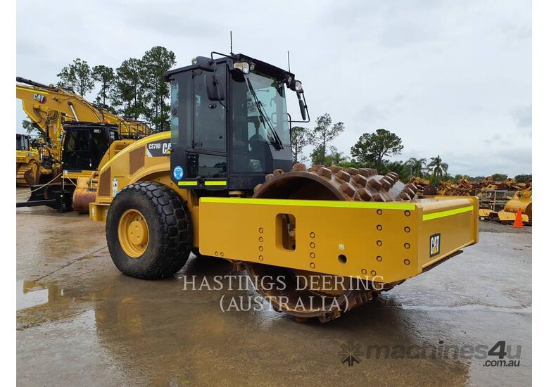 Used 2021 CAT CAT CS78BLRC Vibratory Single Drum Smooth Single Drum ...
