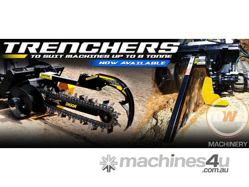 New 2019 digga DIGGA TRENCHERS SUIT MINI LOADER SUIT DINGO VERMEER KANGA BOXER Trencher ...
