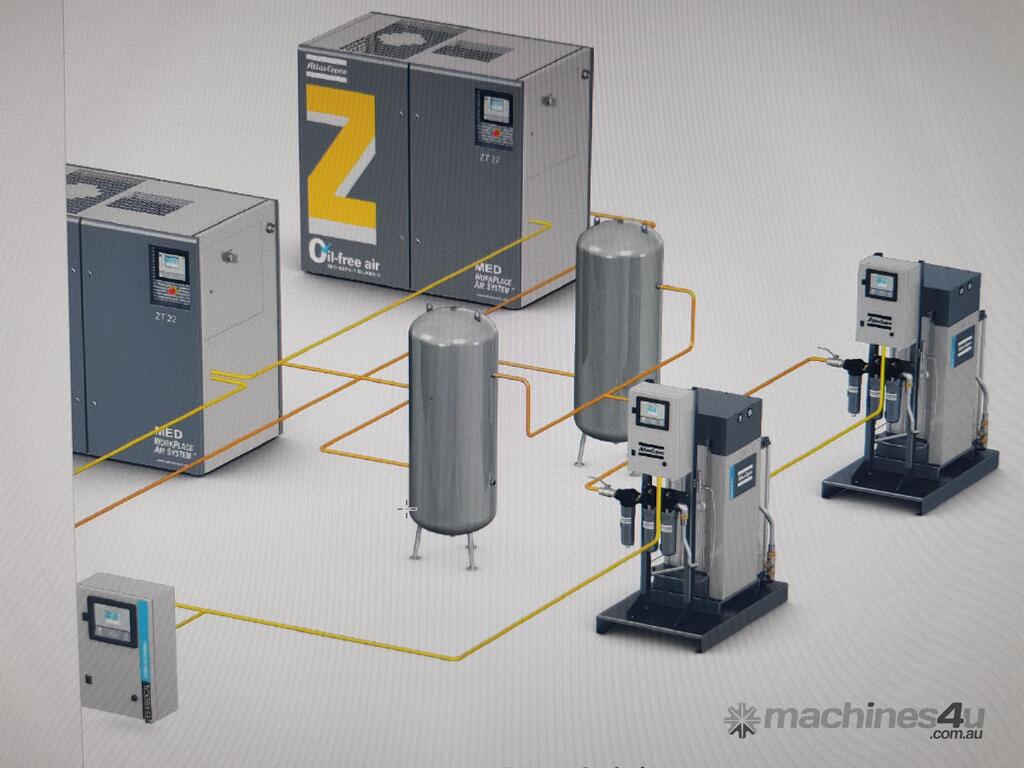 Used pneutech Air Dryers 42-3180cfm PILOTAIR FOCUS SMC SPX ATLAS ...