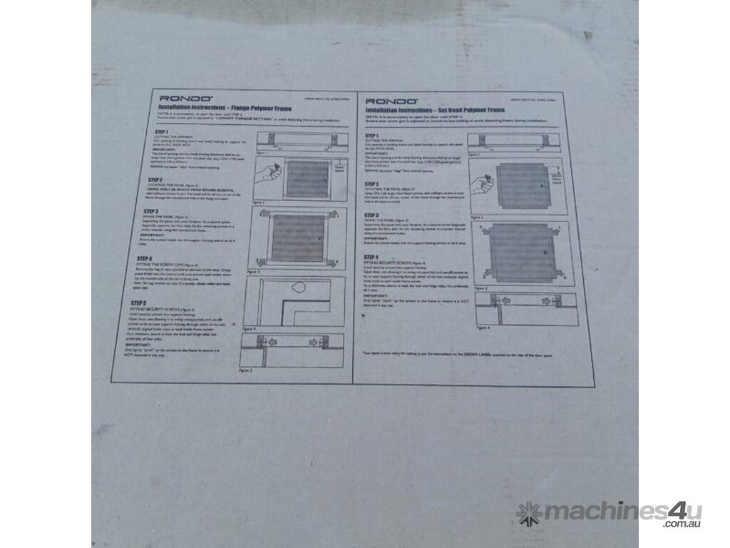 Used panther PANTHER Rondo low Profile access panel Sheds & Factories ...