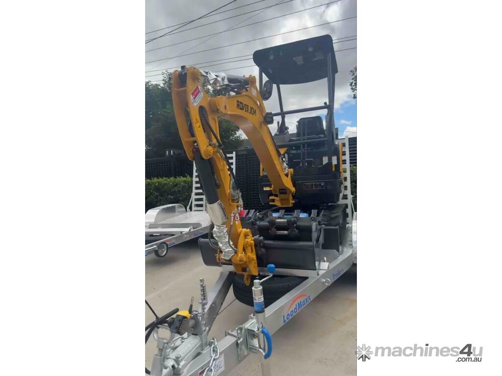 New 2024 rover Rover 1 8 T JCM Excavator Aluminium Plant Trailer Mini ...