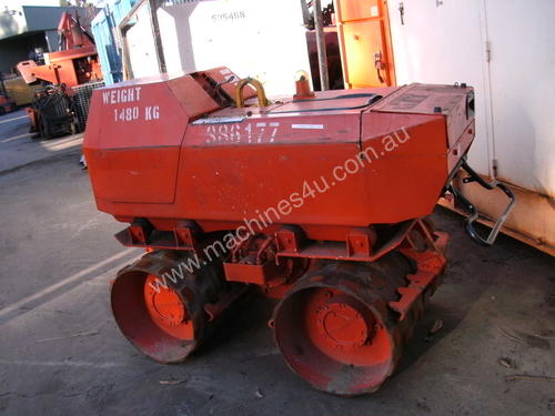 Used 2005 rammax trench roller remote control unit Roller Vibrating in ...