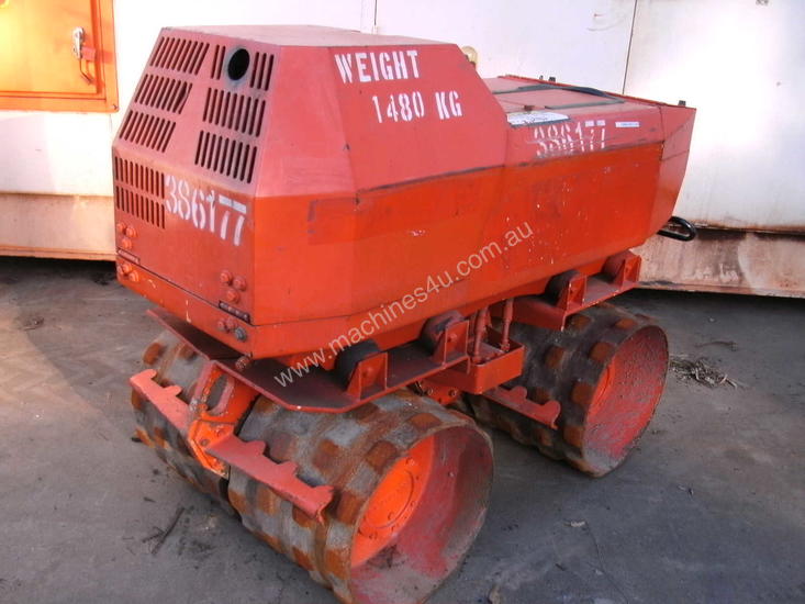 Used 2005 rammax trench roller remote control unit Roller Vibrating in ...