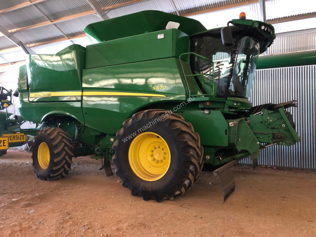 Used 2014 John Deere S670 Combine Harvester In Listed On Machines4u
