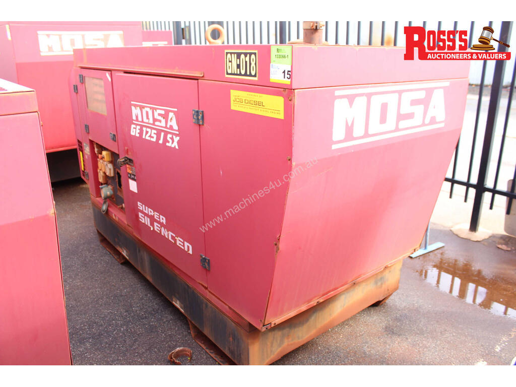 Buy Used mosa Mosa GE 125 JSX Diesel Generator Industrial Generators in ...
