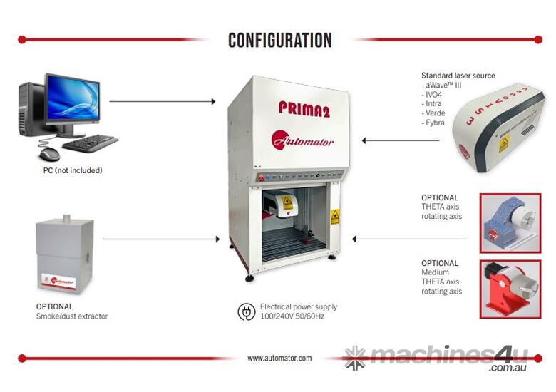New Automator Laser marking machine for large parts Laser Engraving and ...