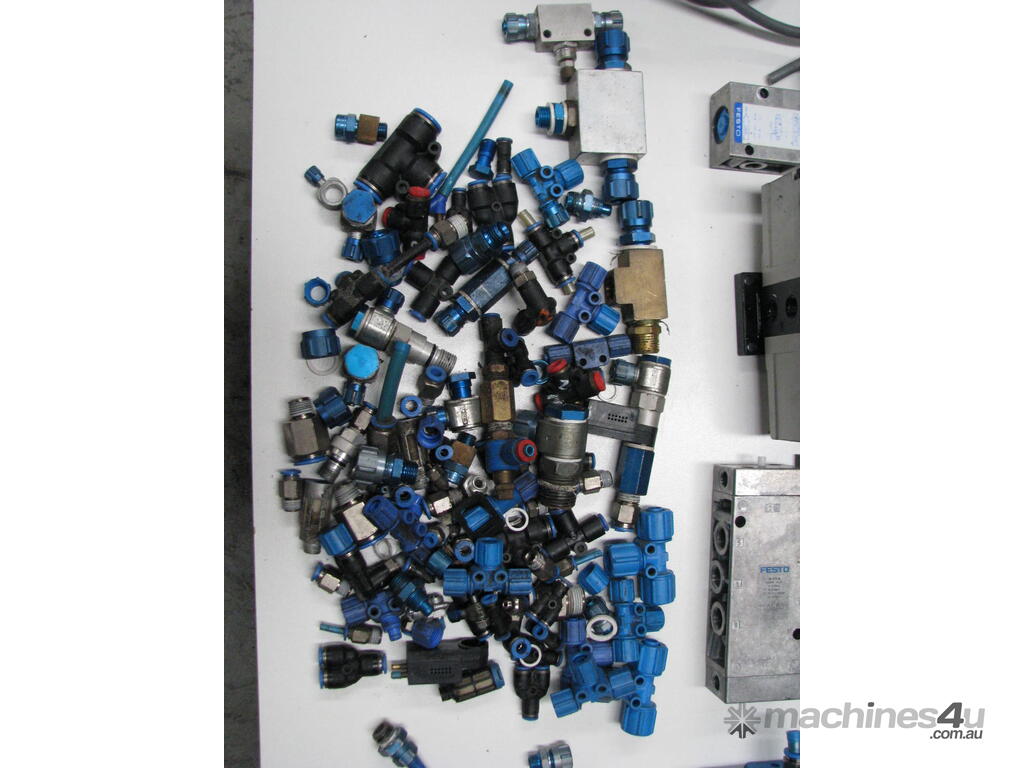 Used festo Assorted Pneumatic Festo Parts Air Tool Combo Kits (112587)