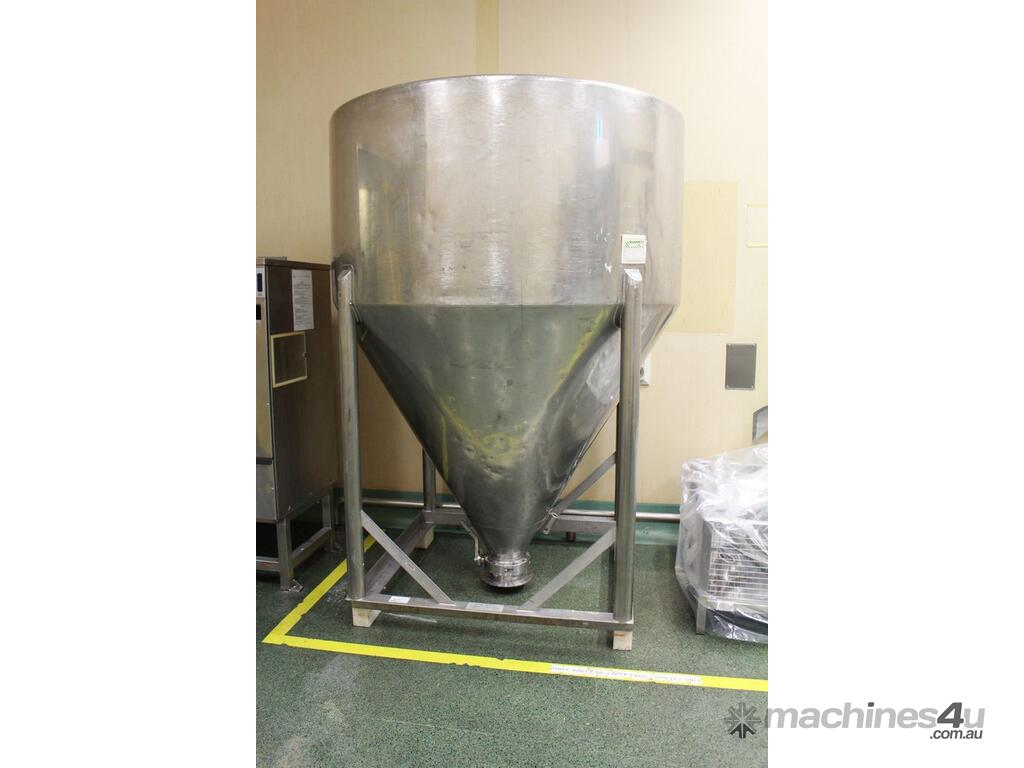 used Stainless Steel Conical Hopper Powder Hopper in CONDELL PARK, NSW
