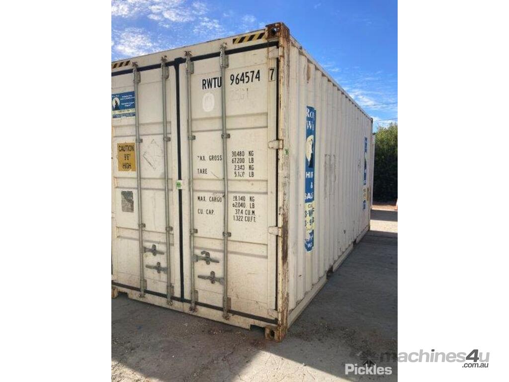 Used 20 Container No RWTU 9645747 CSC Compliant No Viewing Available ...